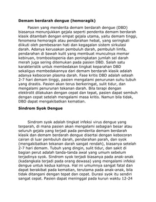 Artikel bk demam berdarah | PDF
