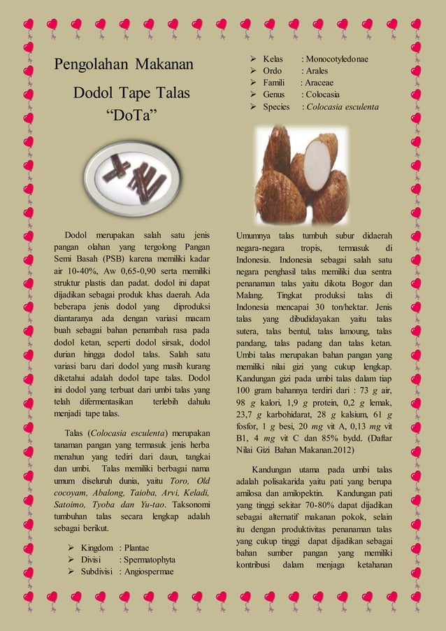 Dodol Talas | PDF