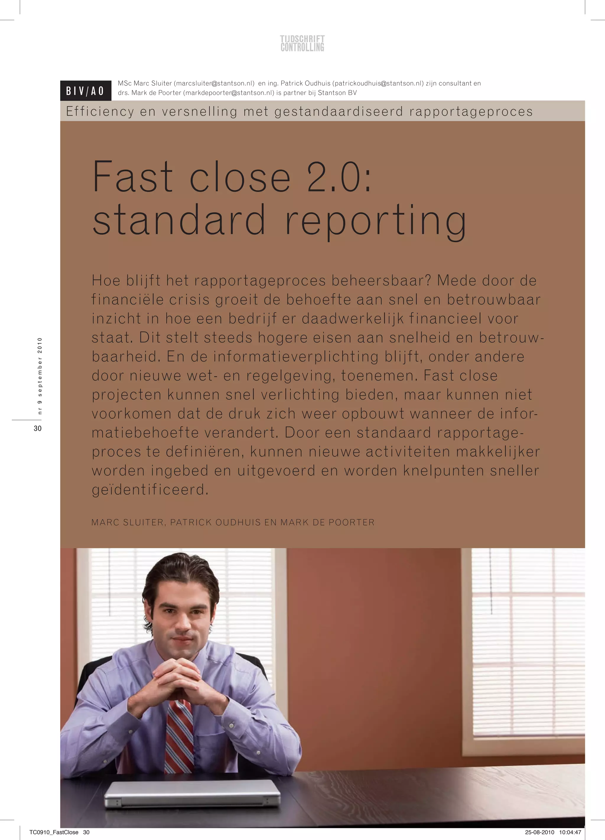 Fast Close 2.0 - Standard Reporting | PDF