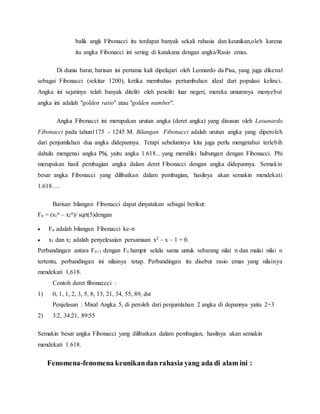Artikel fibonacci | DOCX