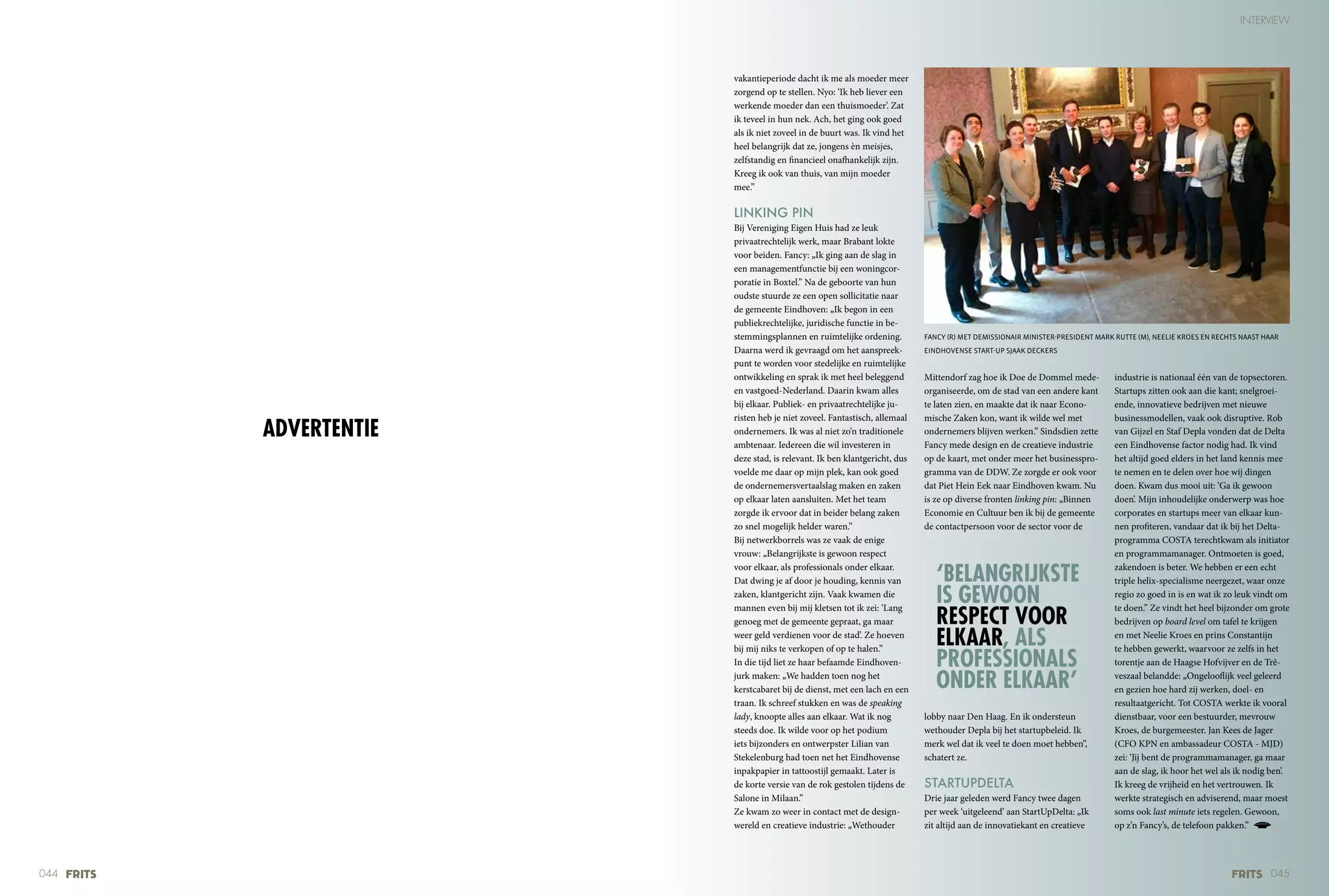 Artikel frits magazine augustus september 2017 | PDF | Career Planning ...