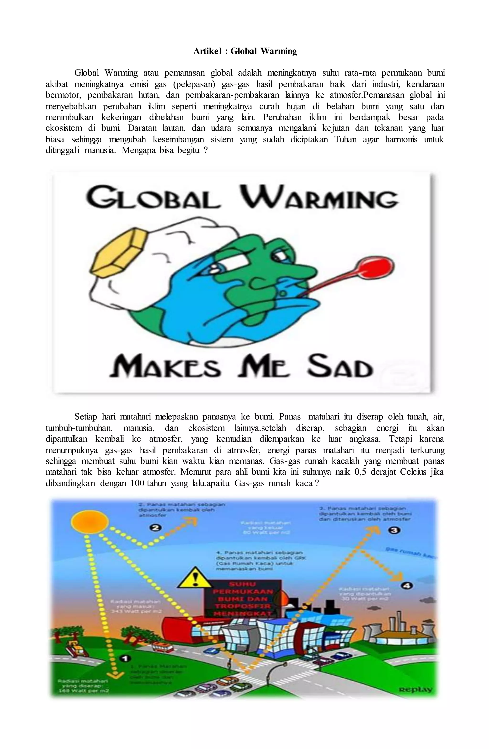 Artikel global warming | PDF