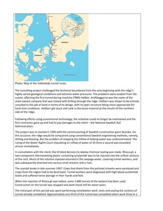 Artikel_Hallandsås Tunnel – Sweden Underground_PREDIMAX ...