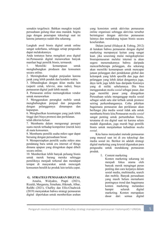 artikel tentang manajemen pemasaran di era 4.0 | PDF