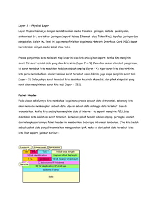 Artikel OSI Layer | DOCX