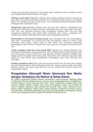 Artikel jenis jenis penyakit wasir dan obatnya | PDF
