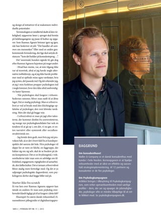 Psykologkampagnen, Artikel om Rasmus Iver Agesen og hans arbejde for Møller og Co | PDF