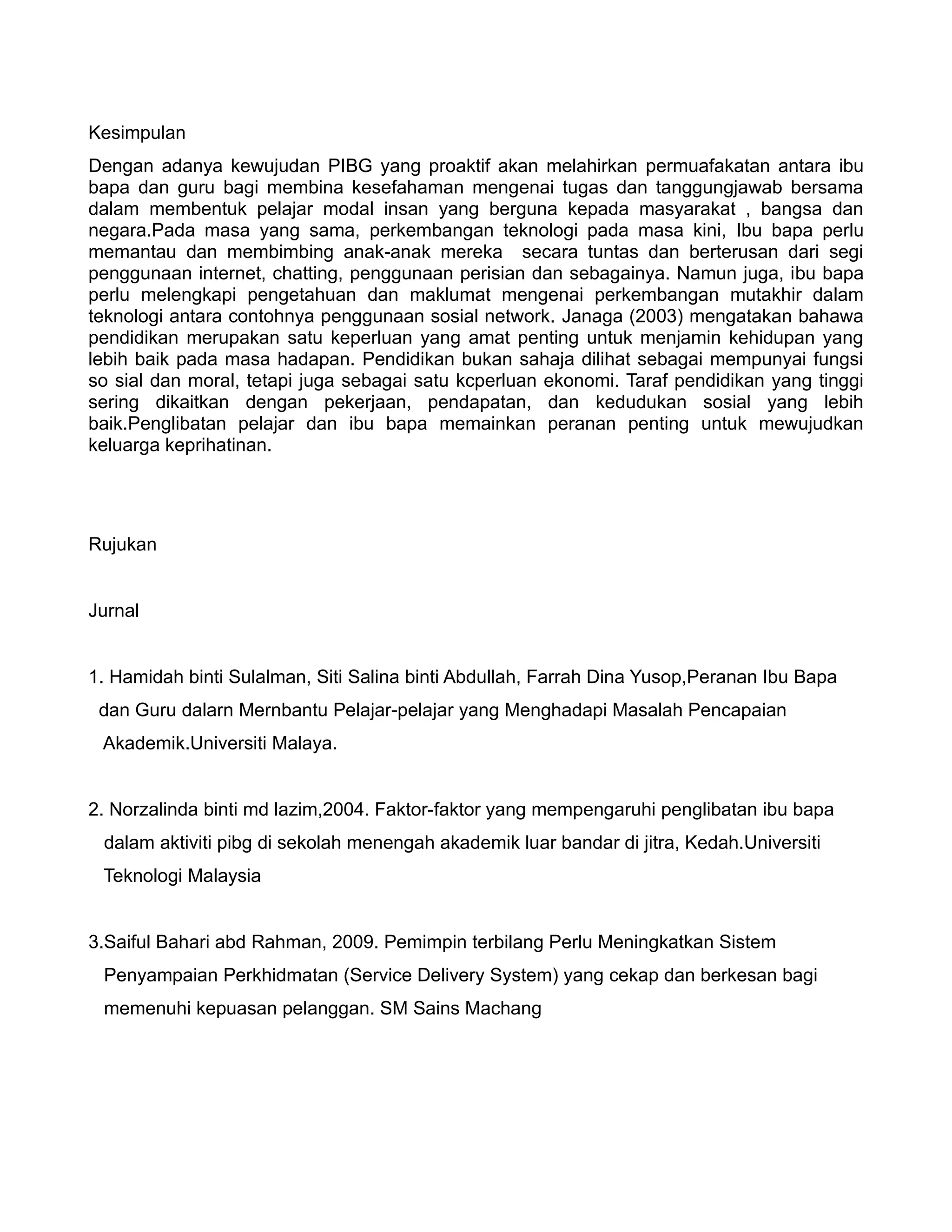 Artikel Penglibatan Pelajar Dan Ibu Bapa | PDF Artikel Penglibatan Pelajar Dan Ibu Bapa | PDF