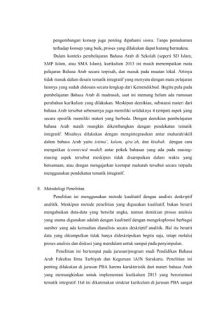 Pengembangan model pembelajaran tematik integratif | PDF