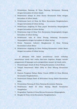 ARTIKEL PUBLIKASI PEMANTAUAN KUALITAS TANAH TAHUN 2021.doc