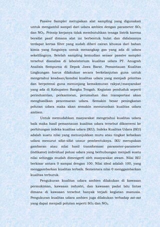 ARTIKEL PUBLIKASI PEMANTAUAN KUALITAS UDARA TAHUN 2021.doc