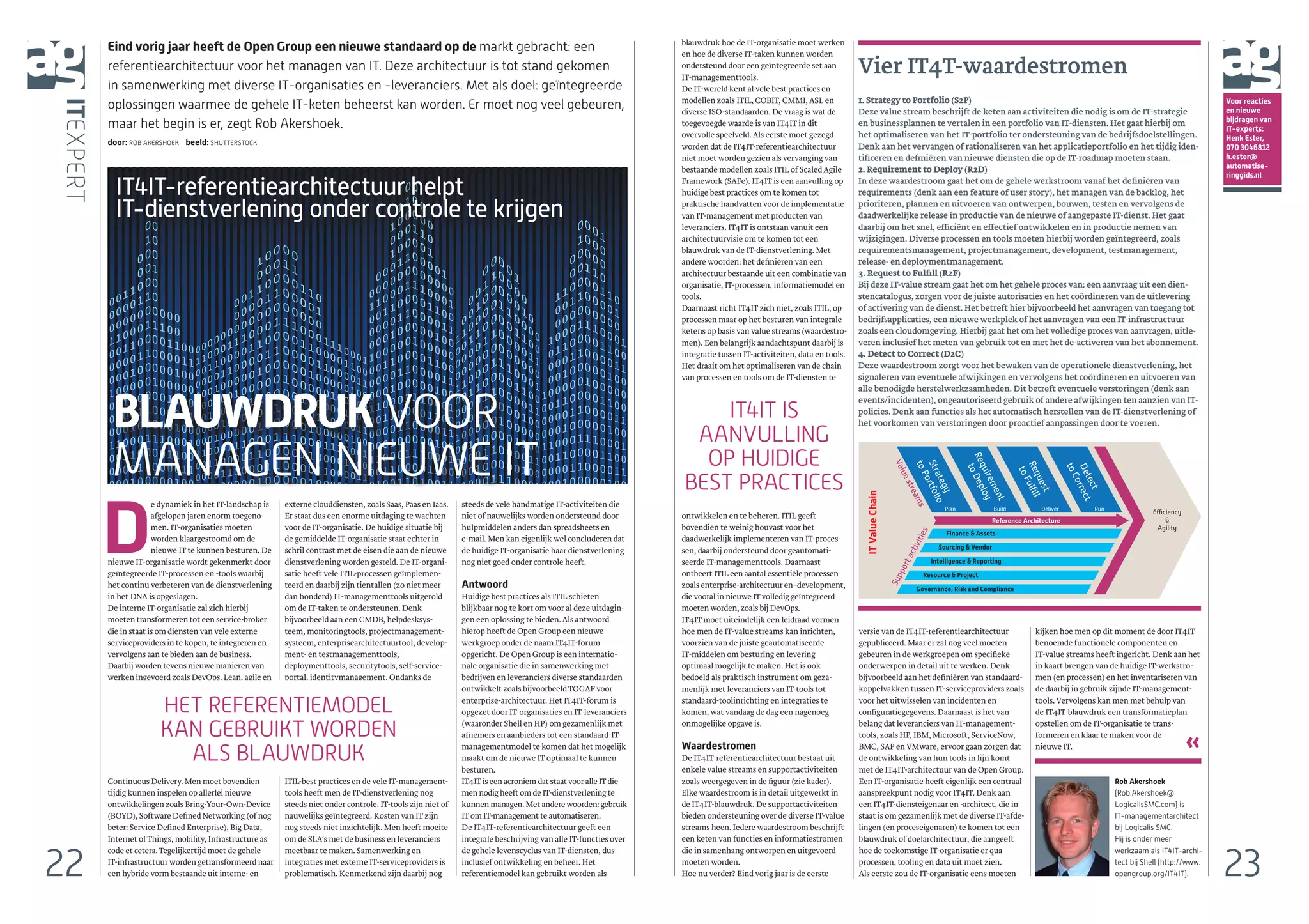 IT4IT Reference Architecture : Blauwdruk voor het managen van de nieuwe IT | PDF