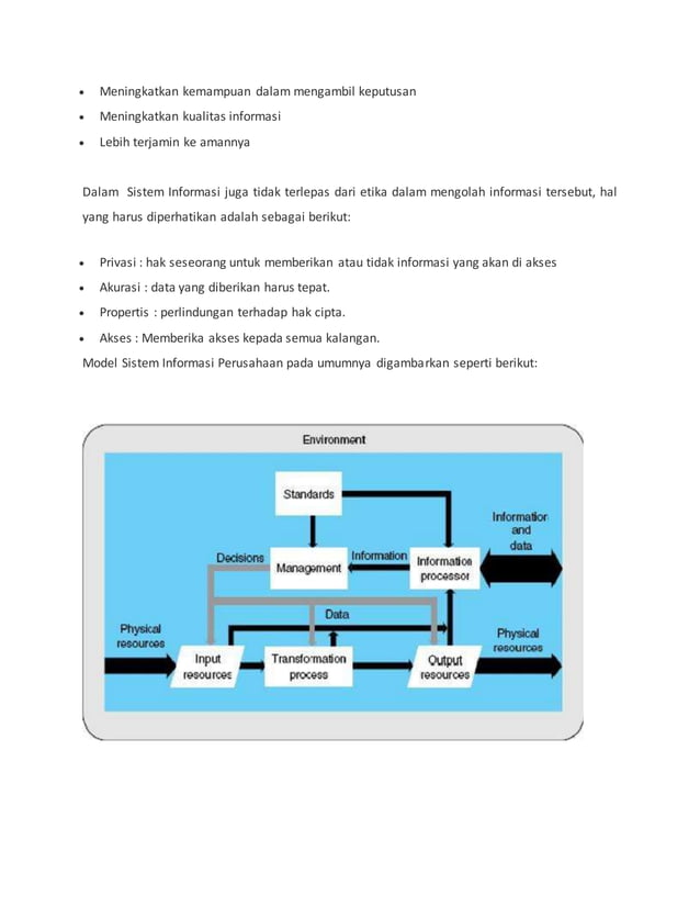 Artikel sistem informasi untuk persaingan keunggulan pertemuan 2 | PDF