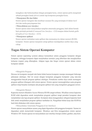 Artikel sistem operasi | PDF
