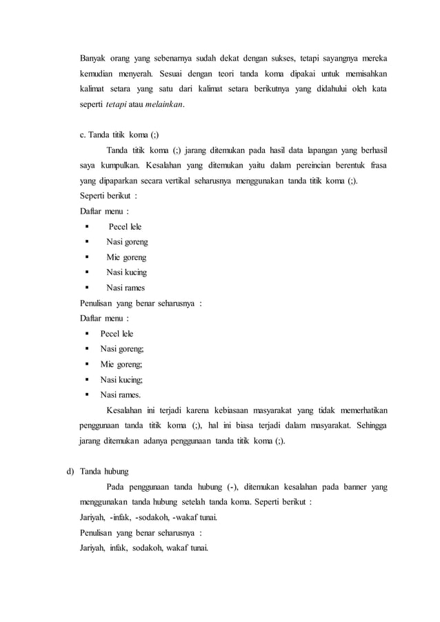 Artikel tanda baca | DOCX