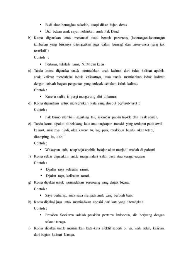 Artikel tanda baca | DOCX