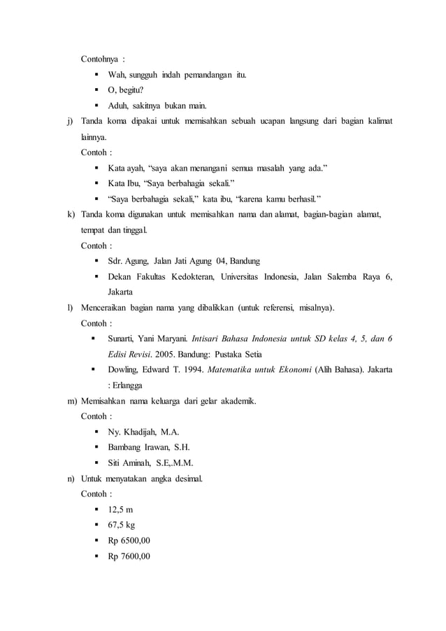 Artikel tanda baca | DOCX