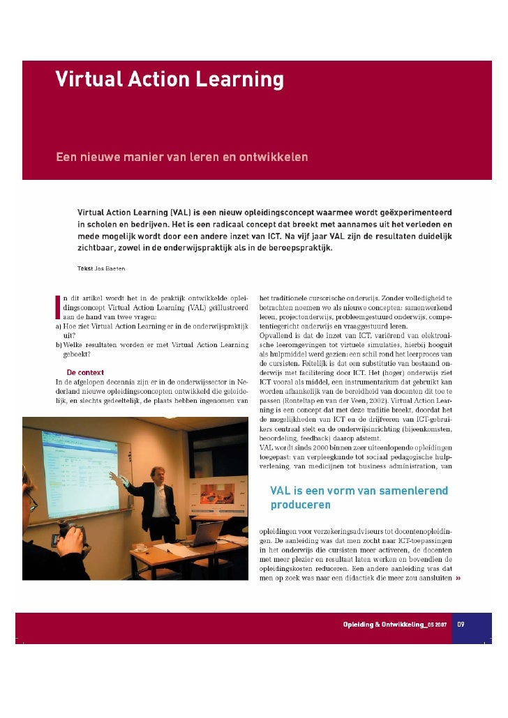 Artikel Virtual Action Learning