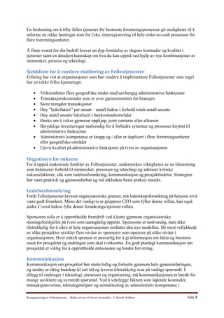 Artikkel Etablering Av Fellestjenester | PDF