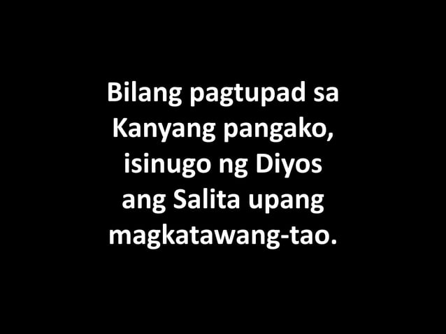 Ang Kredo, Artikulo 1 | PPTX