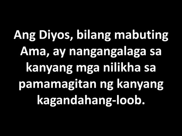 Ang Kredo, Artikulo 1 | PPTX