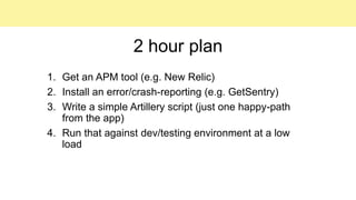 Load-testing 101 for Startups with Artillery.io