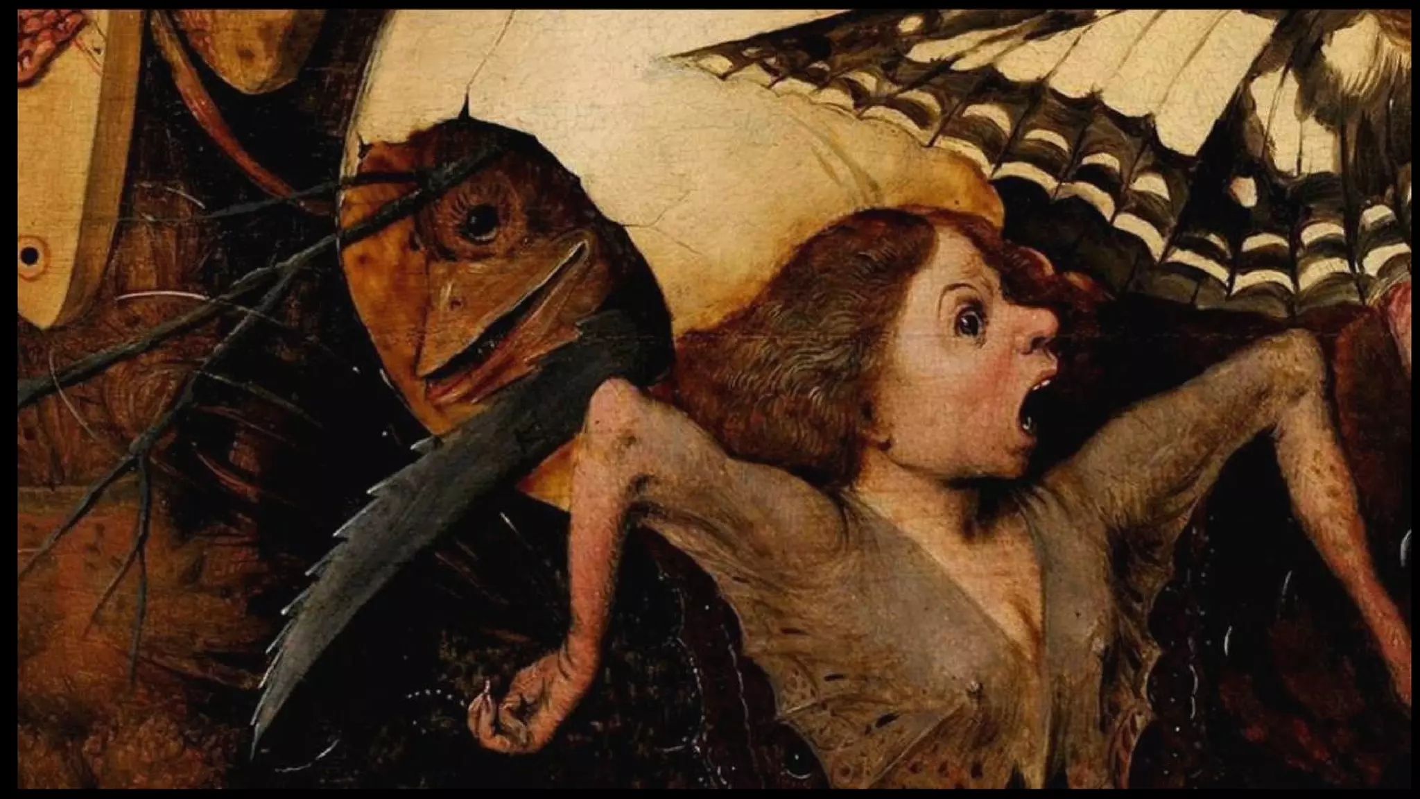 Art In Detailthe Fall Of The Rebel Angels By Bruegel Ppt