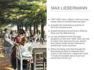 Art in germany | PPTX