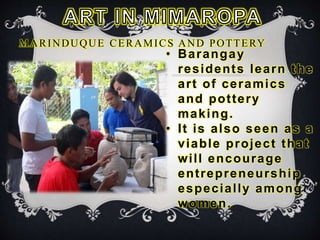 Arts in Luzon- Lowland MIMAROPA | PPTX