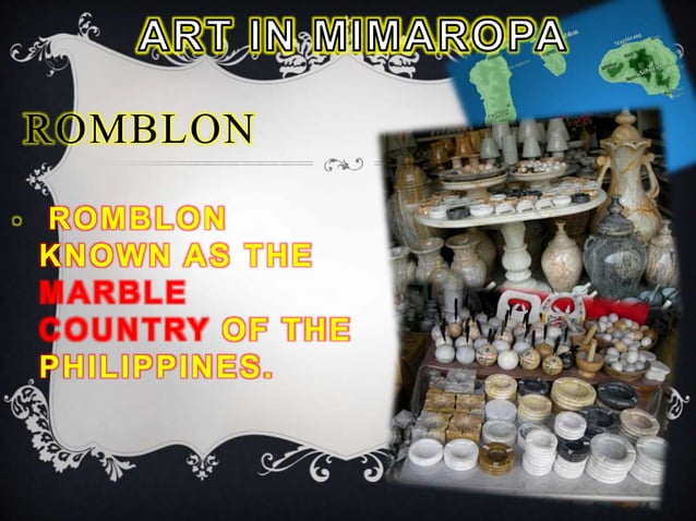 Arts in Luzon- Lowland MIMAROPA | PPTX