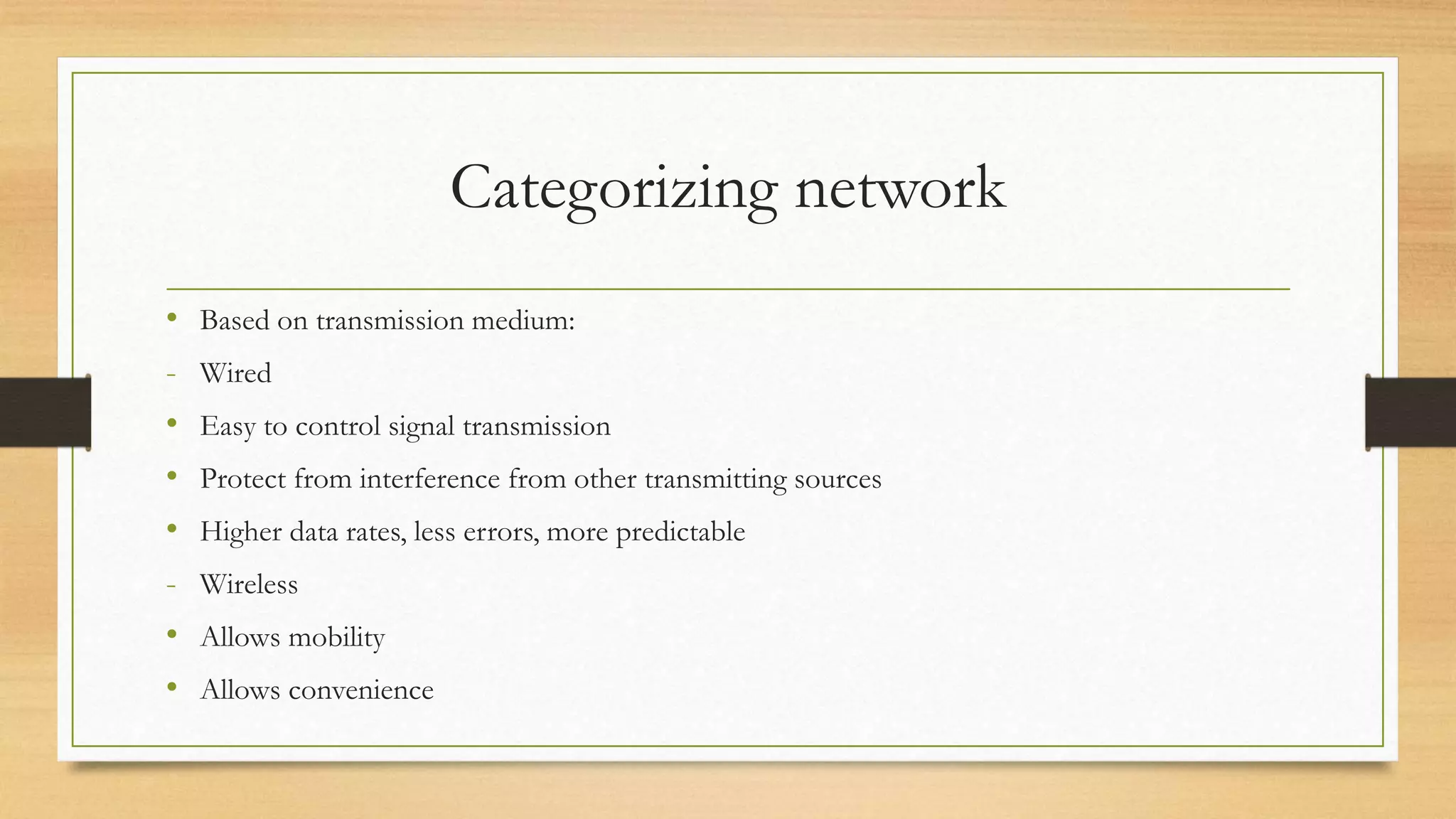 Network technology ppt | PPTX | Computer Networking | Computing