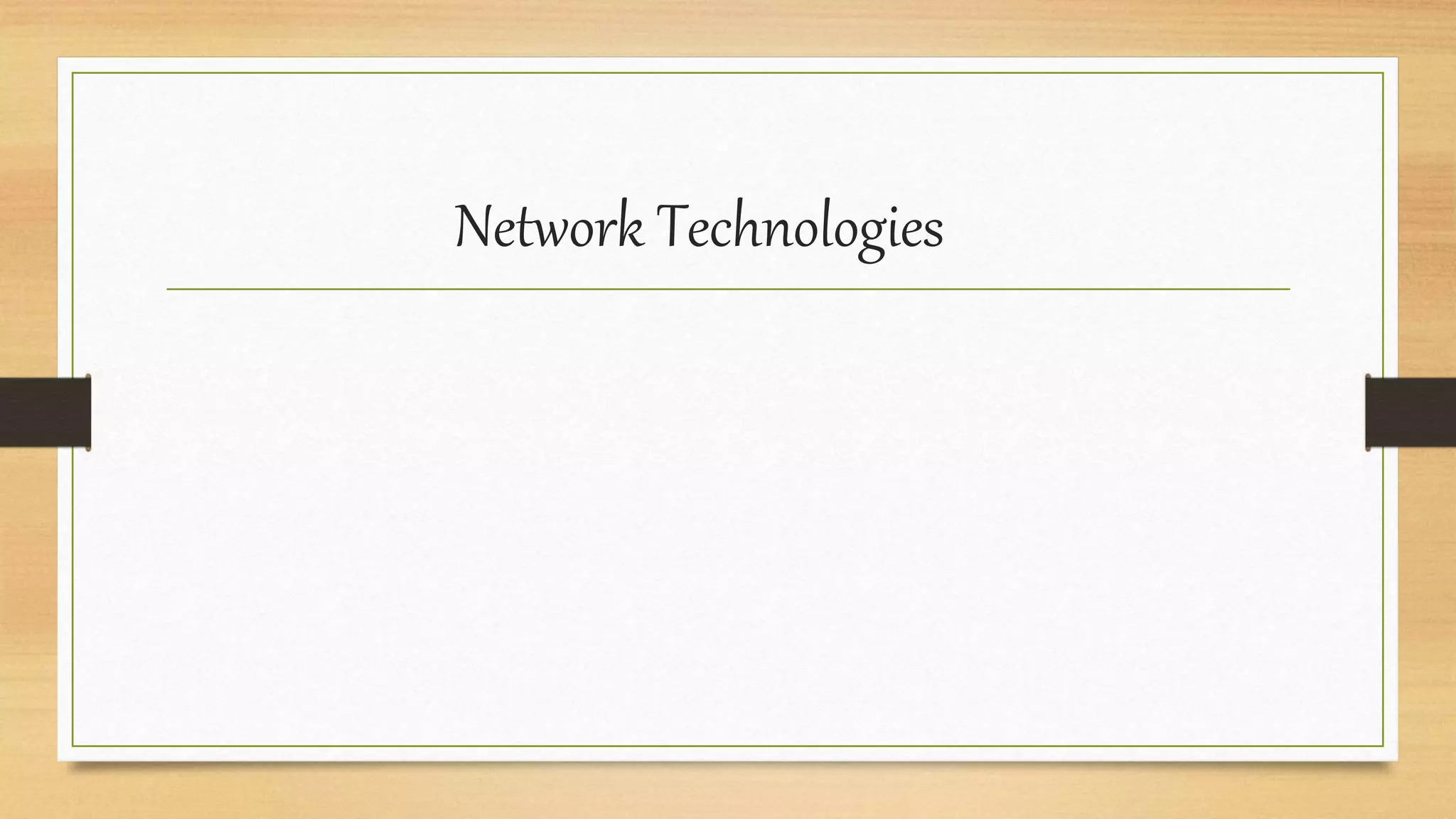 Network Technology Ppt Pptx Computer Networking Computing
