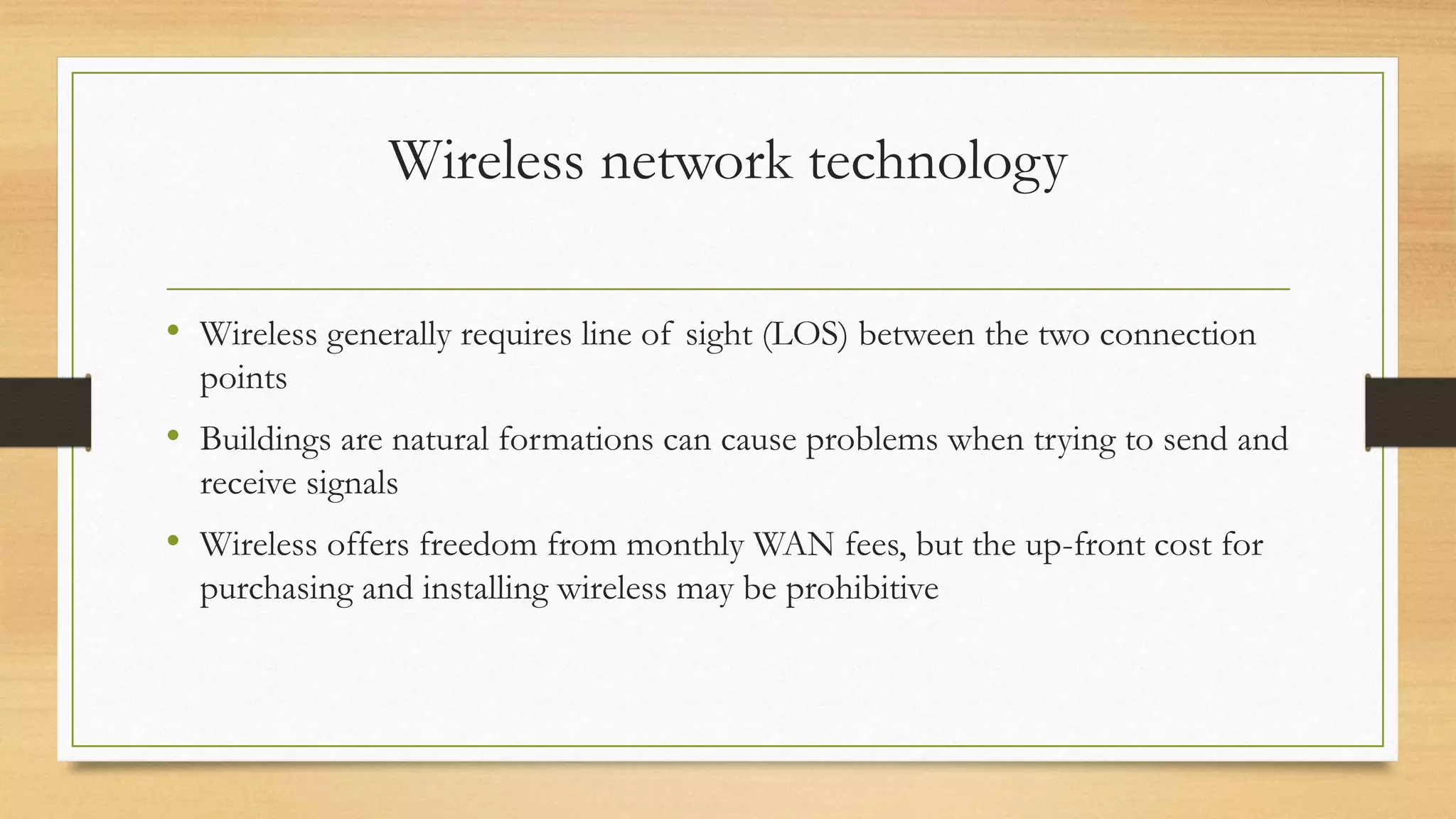 Network technology ppt | PPTX | Computer Networking | Computing