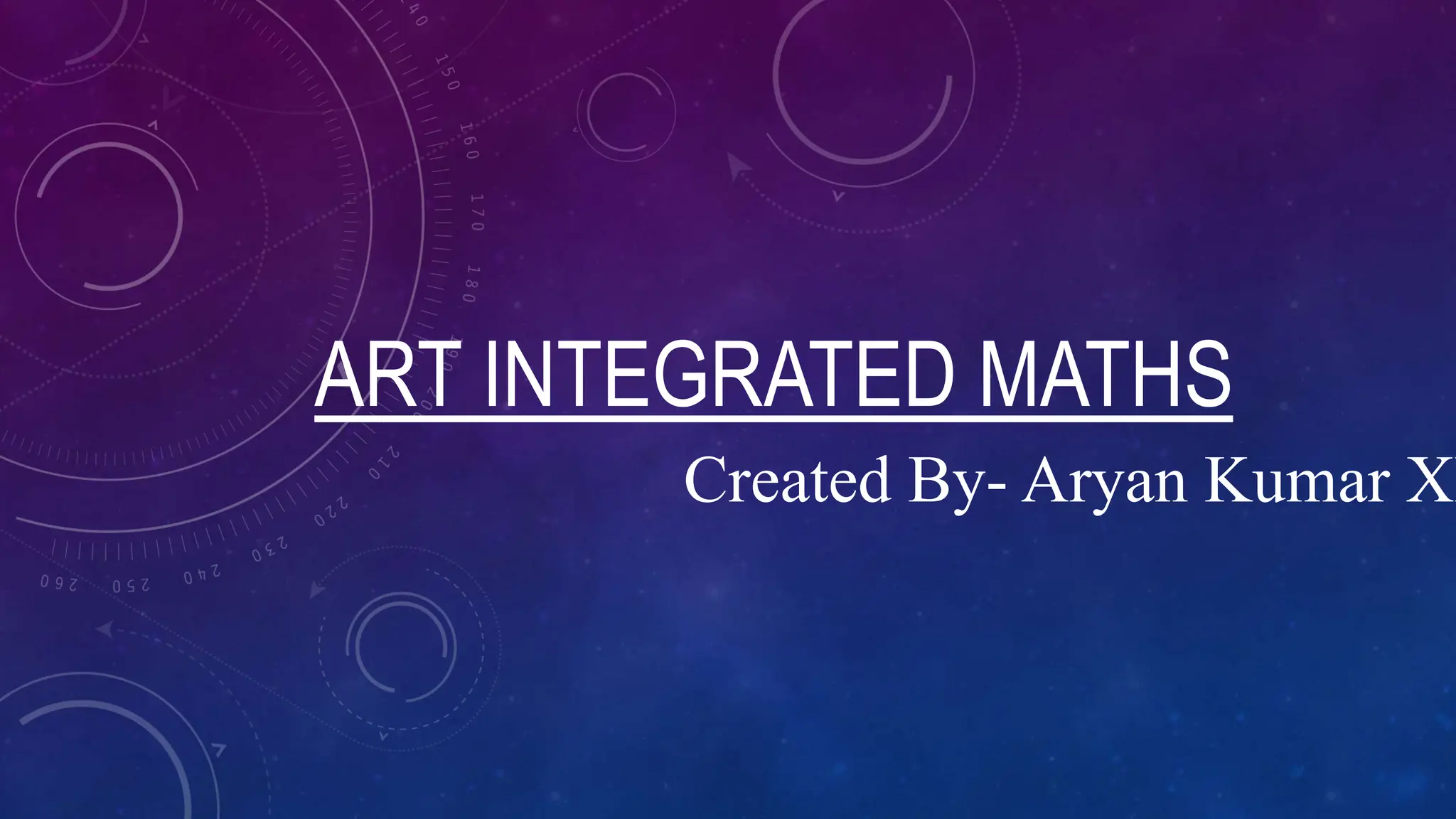 Art Integrated Maths by Aryan Kumar XB.pptx