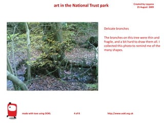 Art In The National Trust Park | PPTX