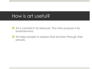 Art in TOK | PPT