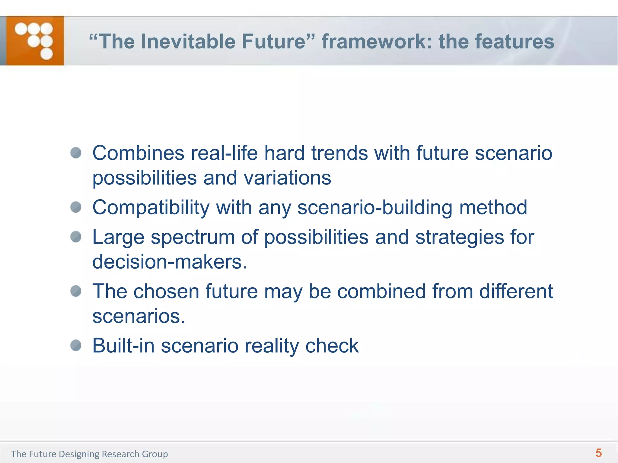 "The “inevitable future” scenario-building methodology" by Artiom ...