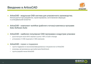 Презентация ArtiosCAD (pdf) | PPT