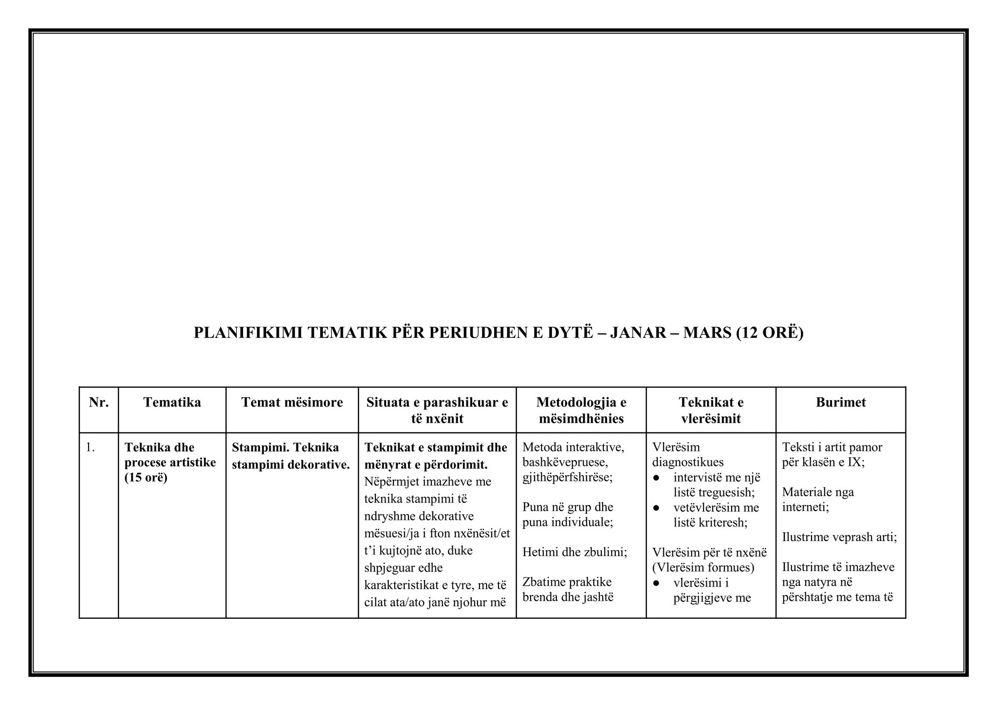 Arti pamor 9 - Plani mësimor 2023-2024.docx