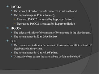 Arterial Blood Gas Analysis process identification | PPT