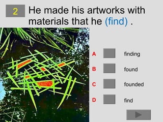 Art irregular verbs | PPT