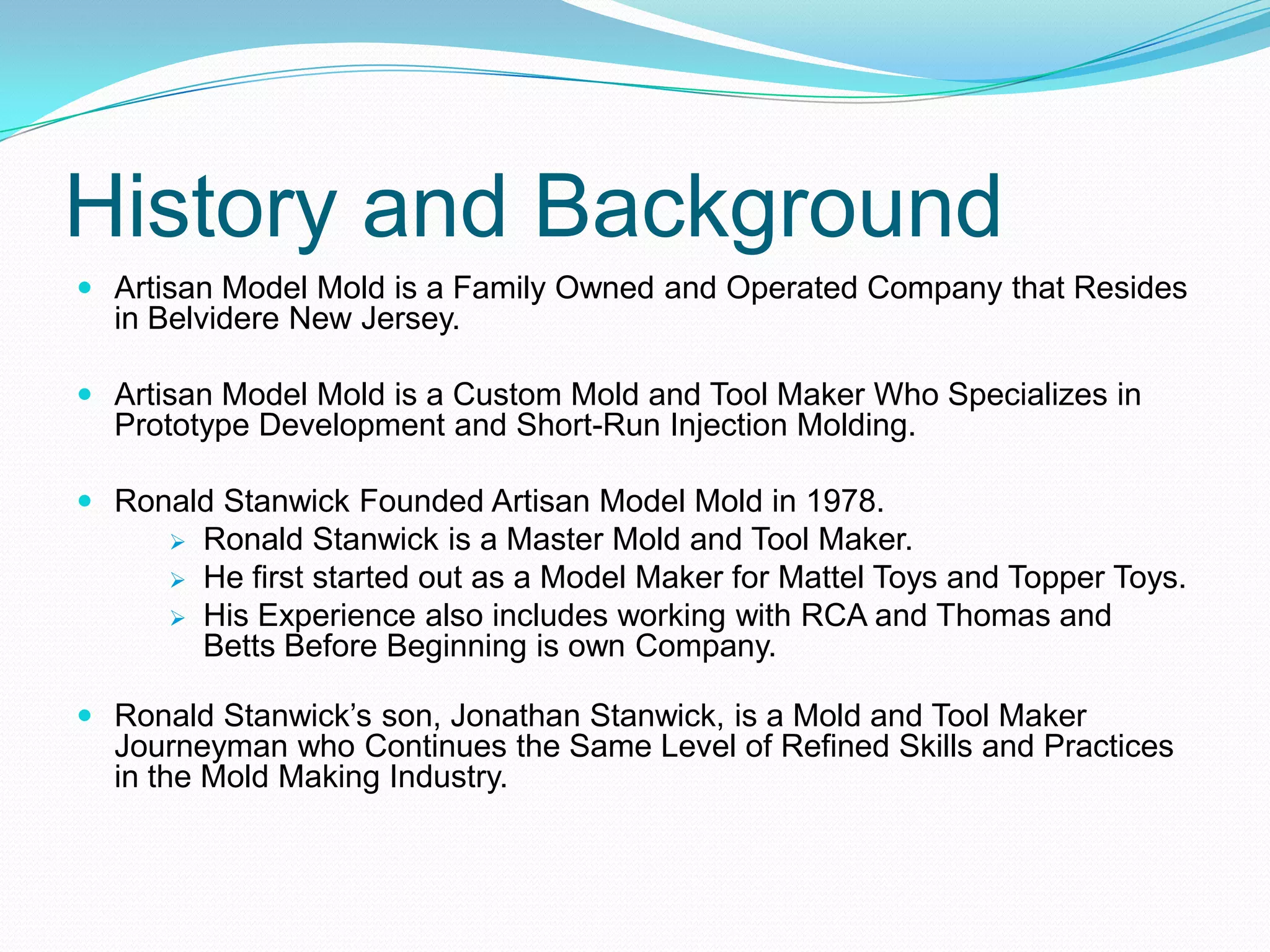 Artisan model mold presentation | PPTX