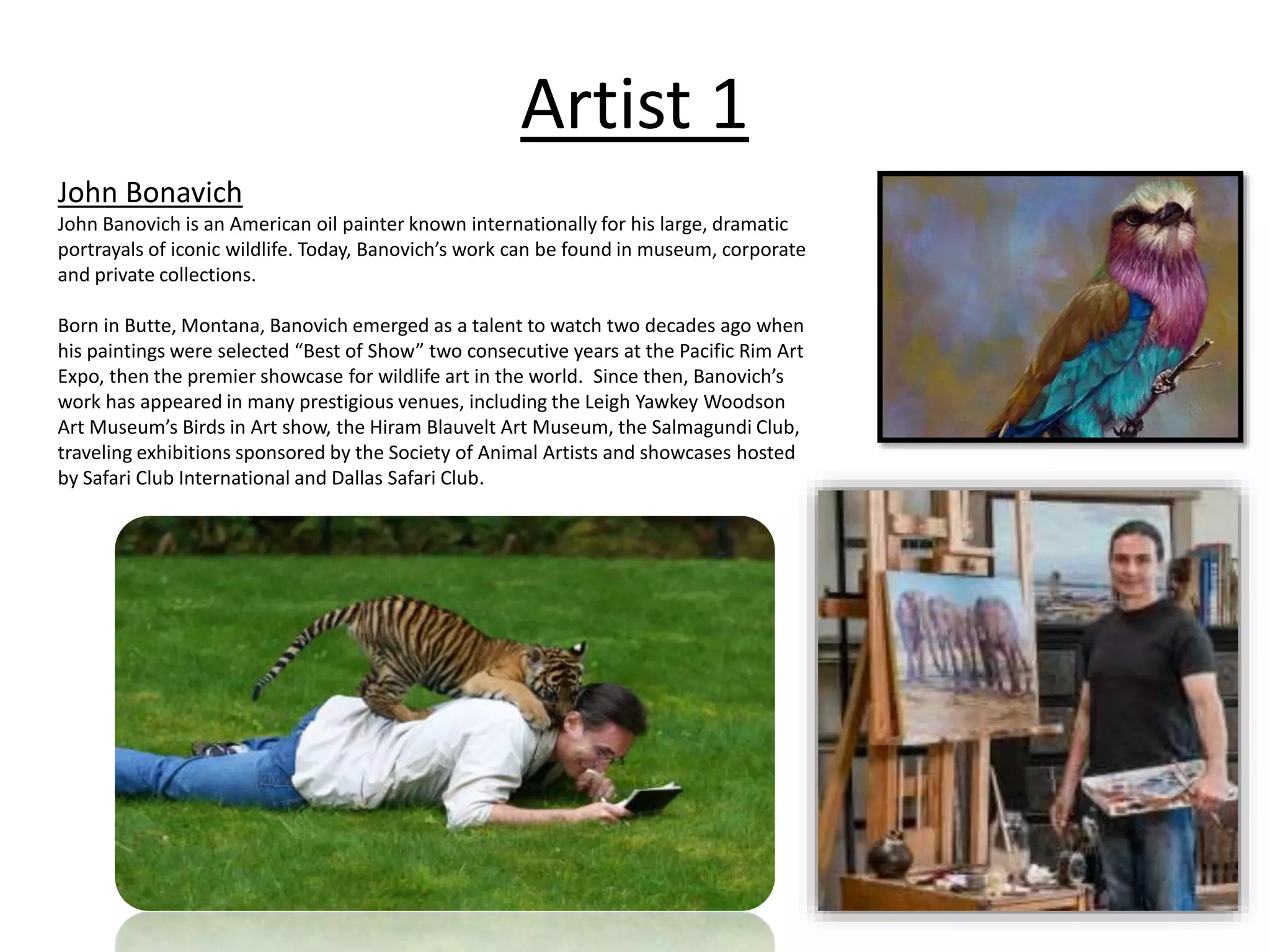 Artist research | PPTX