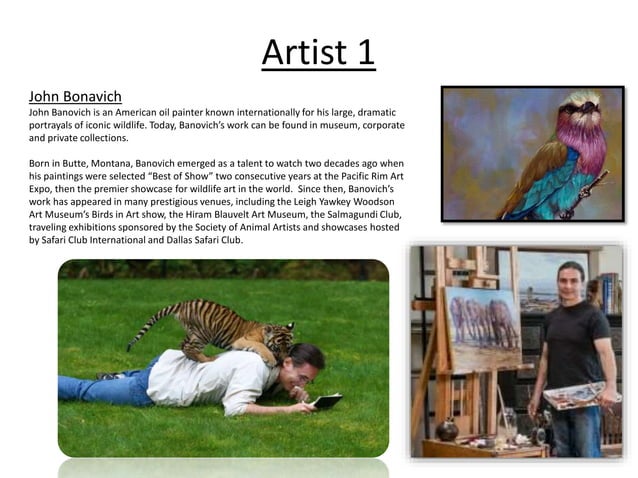 Artist research | PPT