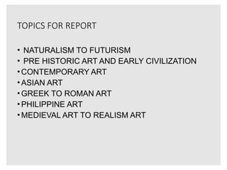 ARTIST AND ARTISAN presentation proper lesson | PPTX