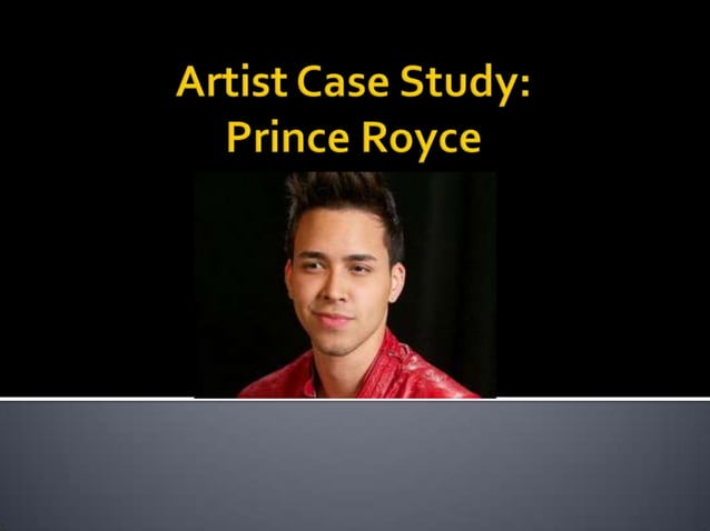 Artist case study | PPTX