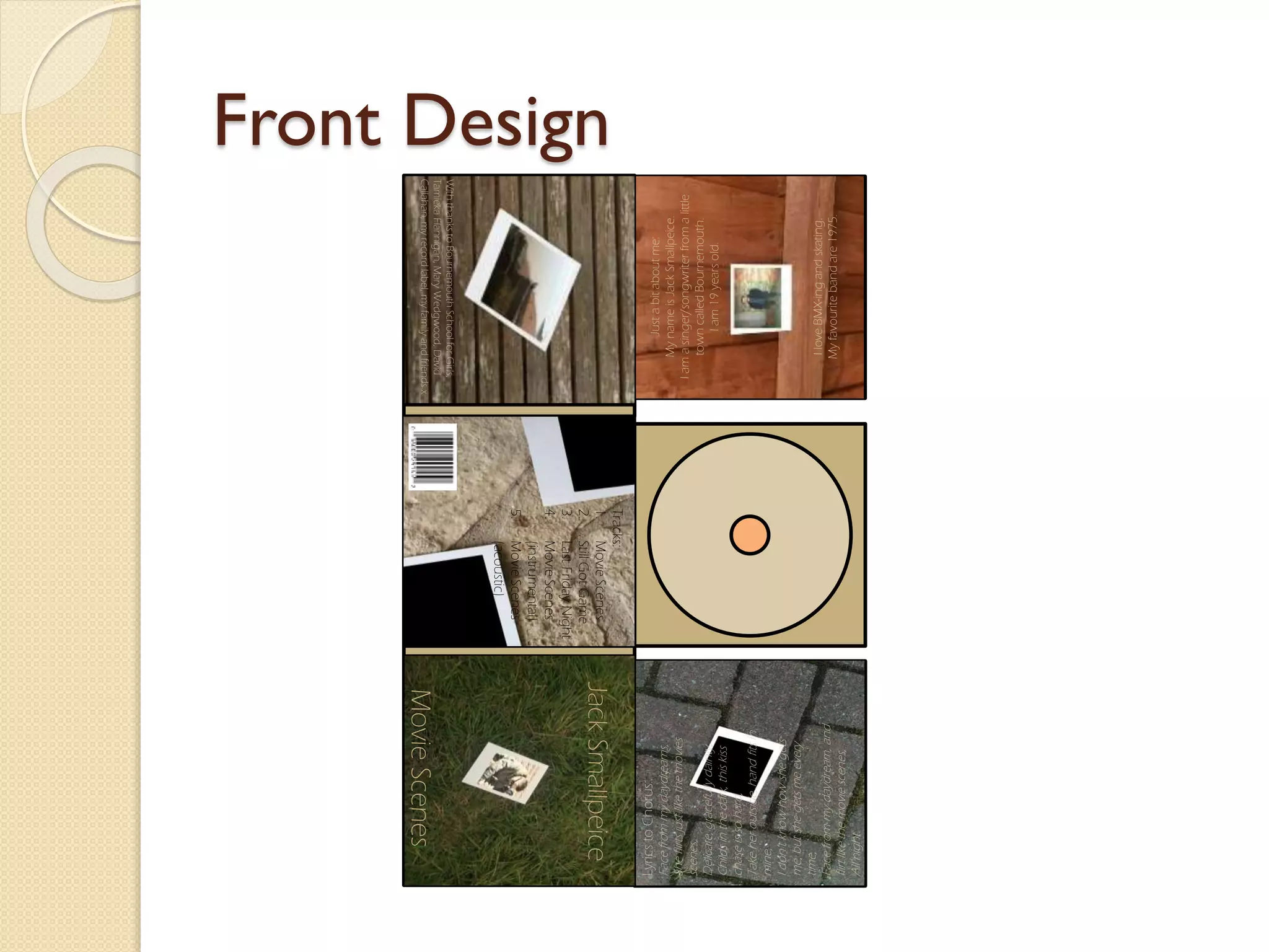 Artist Digipak Powerpoint | PPTX