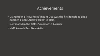 Artist Fact File | PPTX | Contemporary Hits/Pop/Top 40 | Music