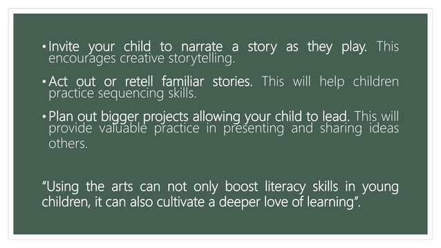 ARTISTIC-LITERACY.pptx | Arts and Crafts | Hobbies & Interests