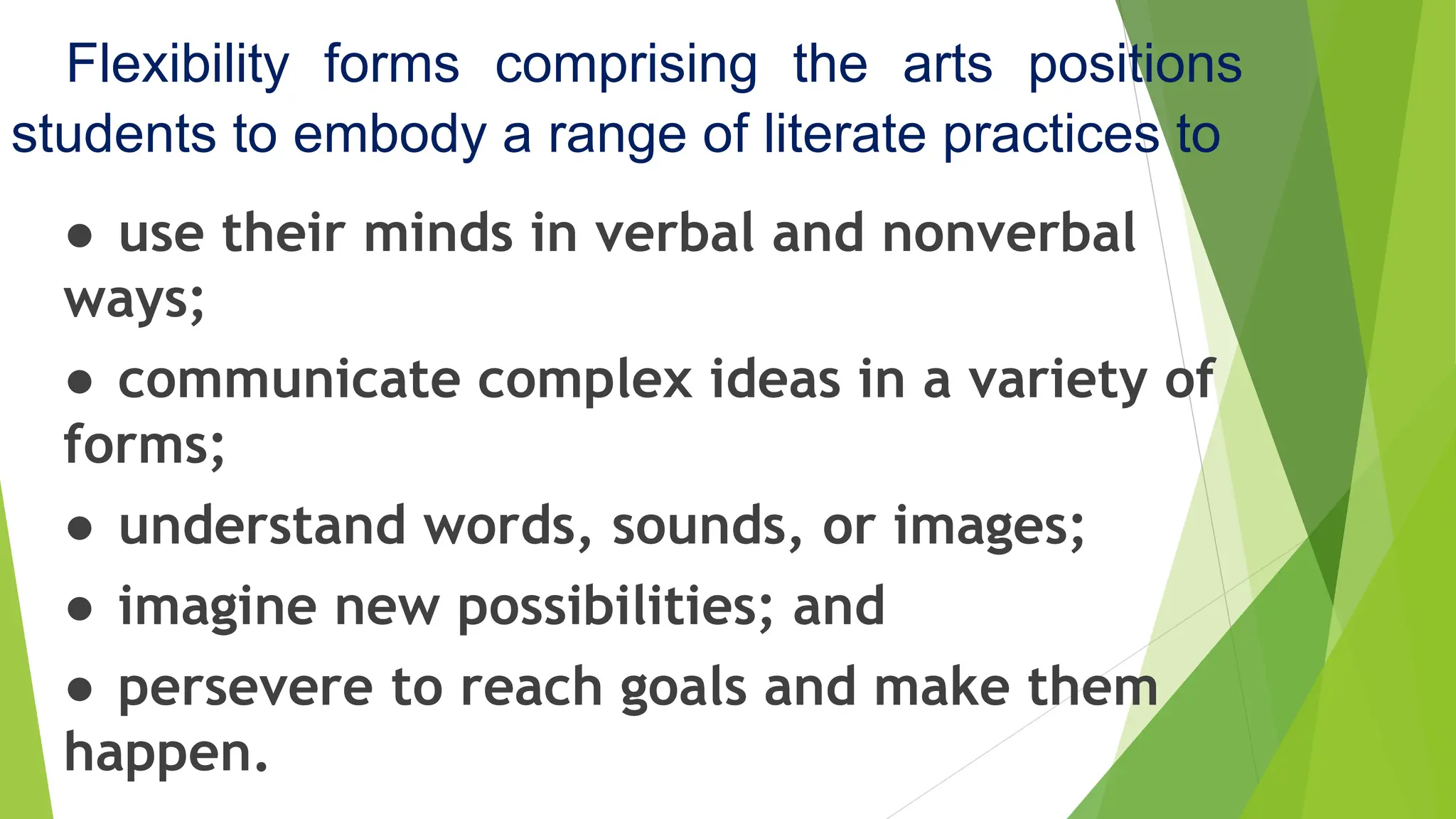 ARTISTIC AND CREATIVE LITERACY for building and enhancing new ...